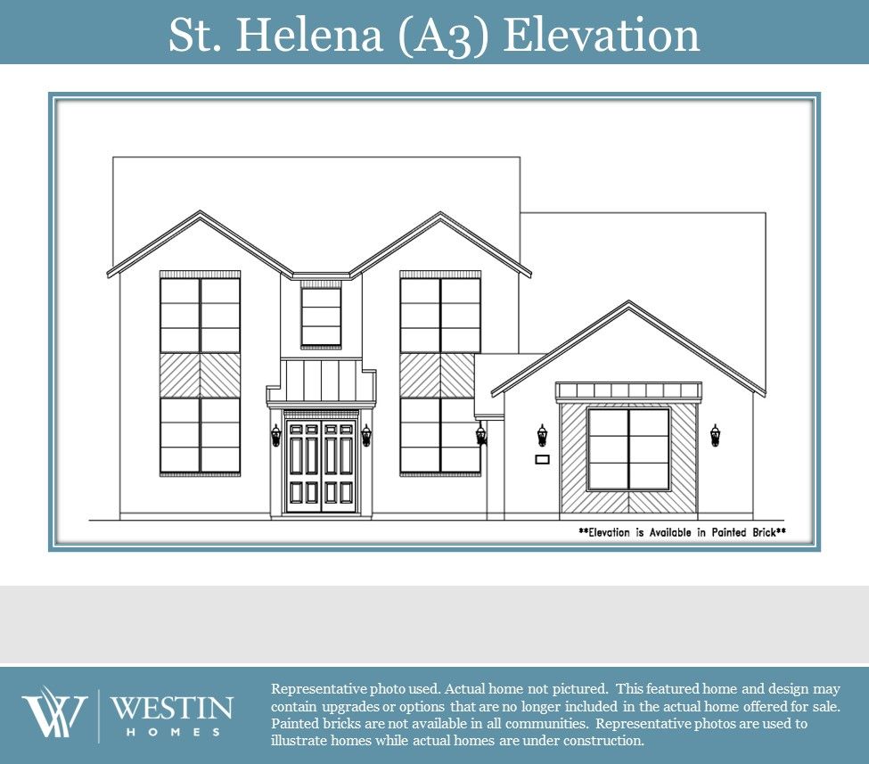 Westin Homes - The St. Helena Floor Plan