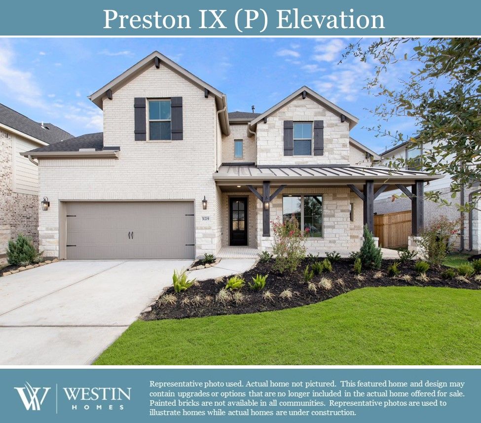 Westin Homes Houston - The Preston IX Floor Plan