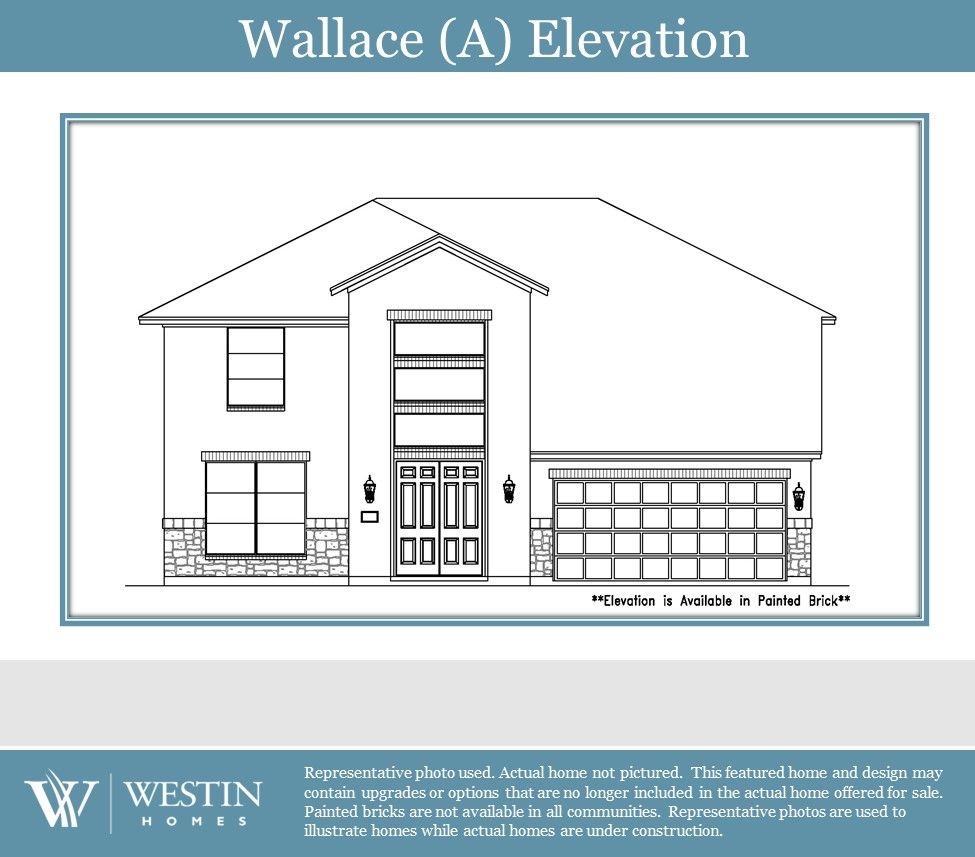 Westin Homes Houston - The Wallace Floor Plan 50' (Creekland Village ...
